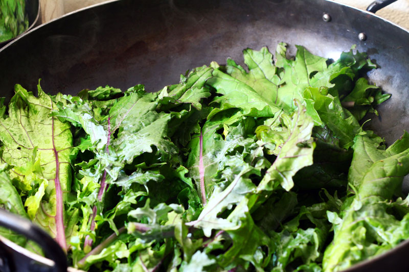 Sauteed Red Kale | Global Table Adventure