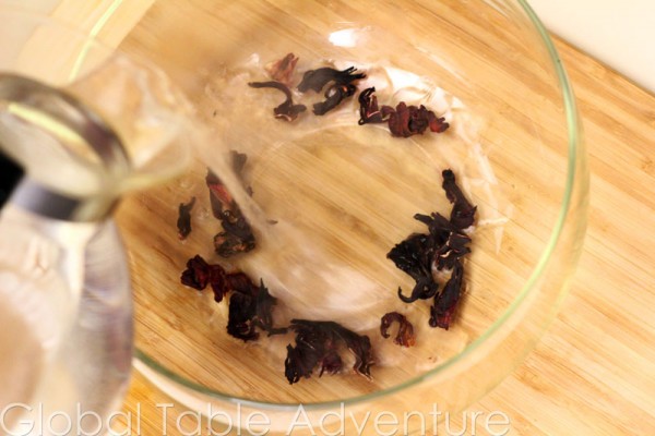 Iced Hibiscus Drink with Fresh Pineapple | Bissap a la Bonne Dame ...