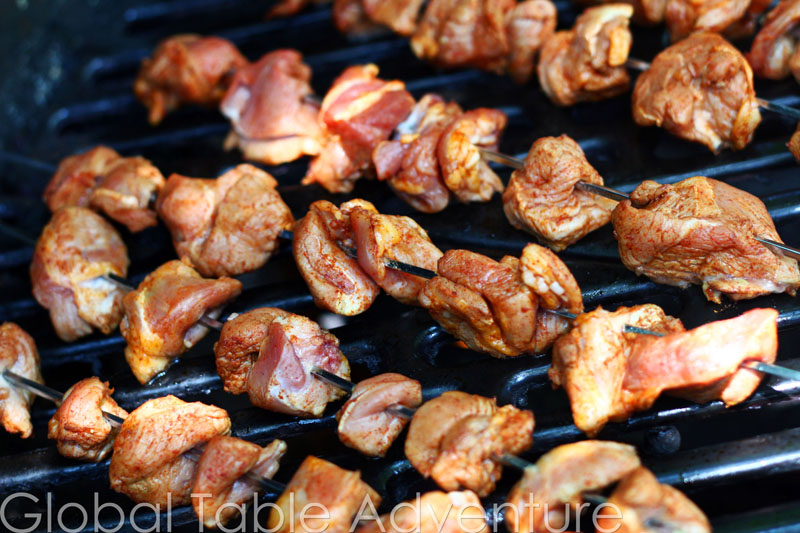 Spiced Lamb Kabobs | Brochettes | Global Table Adventure