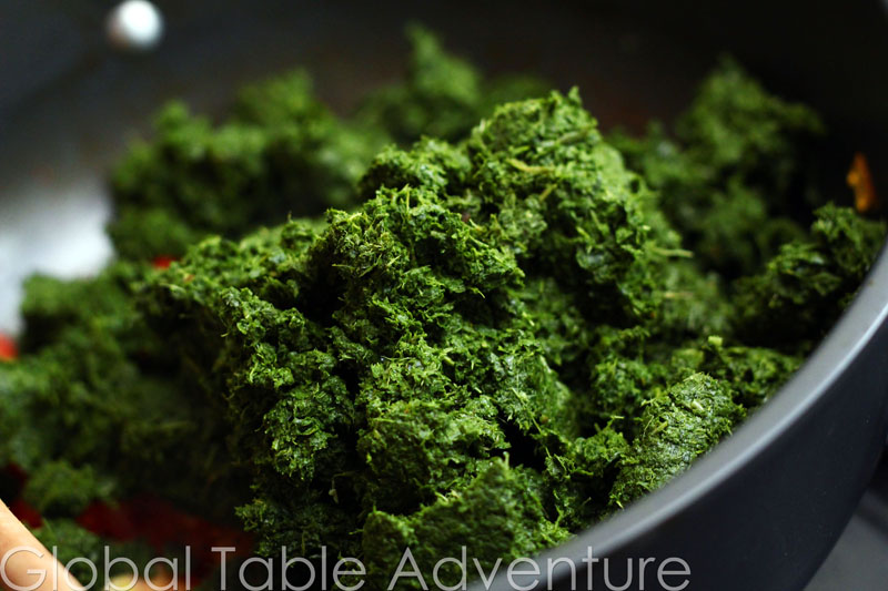 Stewed Cassava Leaves | Global Table Adventure