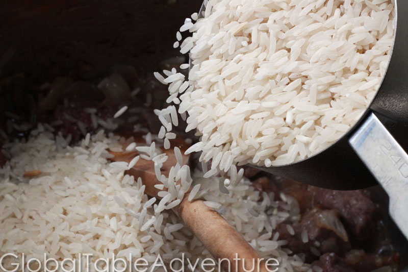 Fat Rice with Beef & Carrots | Riz au Gras | Global Table Adventure