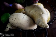 White Sweet Potato Fries | Global Table Adventure