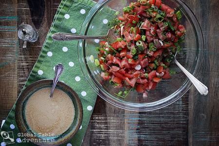South Sudanese Tomato Salad | Global Table Adventure