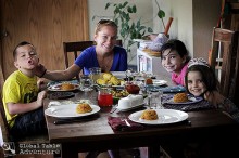 Tomato Cornmeal Cakes | Djenkoume | Global Table Adventure
