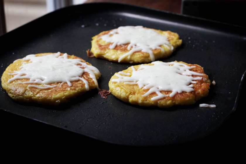Fresh Corncakes with Cheese | Cachapas | Global Table Adventure